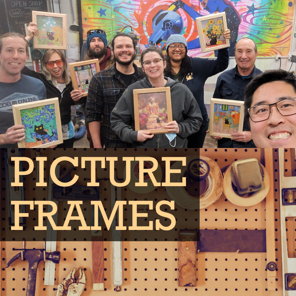 Picture Frames Woodworking Class — Denver Tool Library | Lending, DIY ...