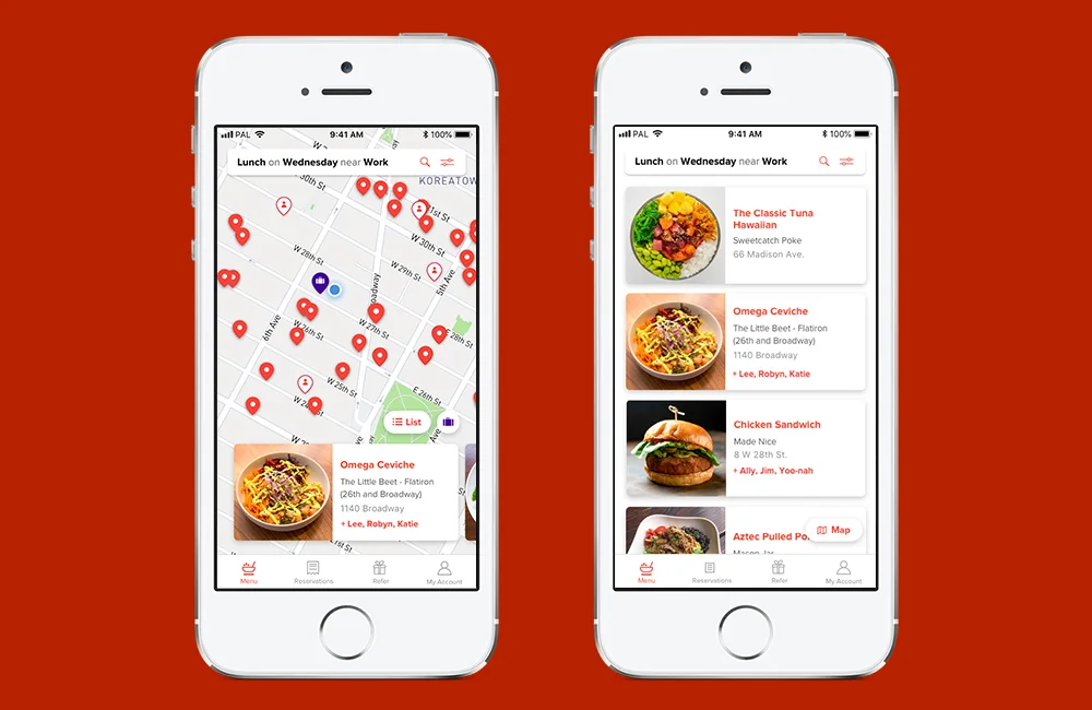MealPal App — Pixel & Polka Dots