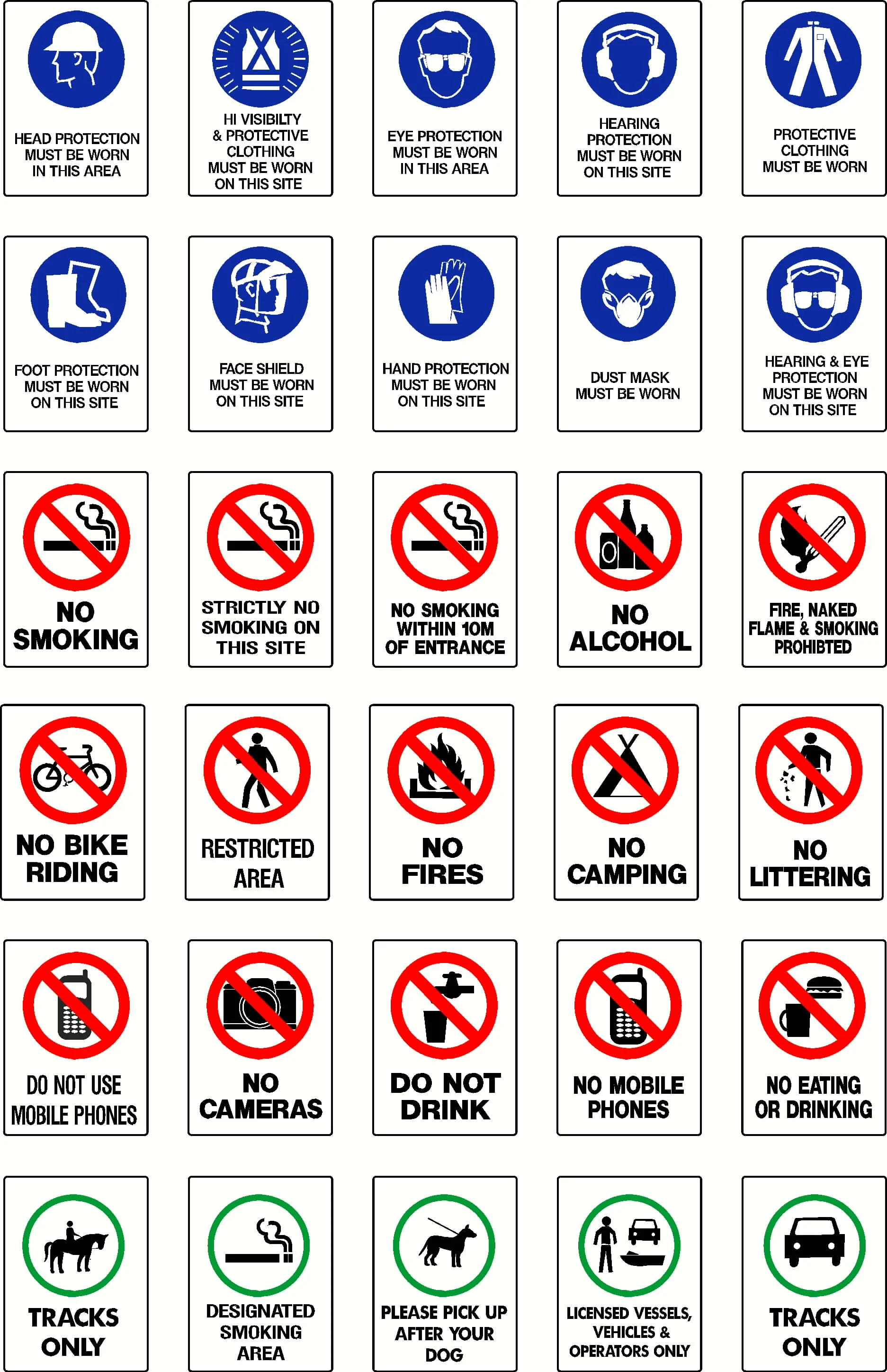 Safety Signs — Signwriting & Digital Printing