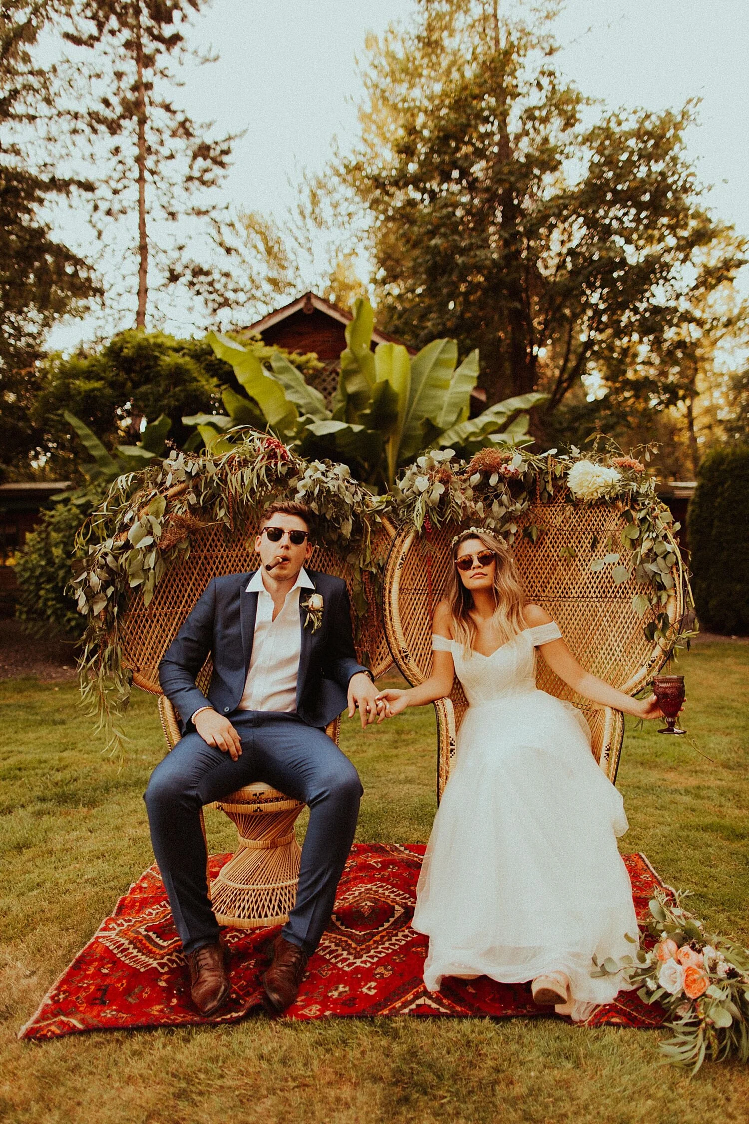 Tropical Boho Wedding at Maroni Meadows — Oregon Wedding Photographer ...
