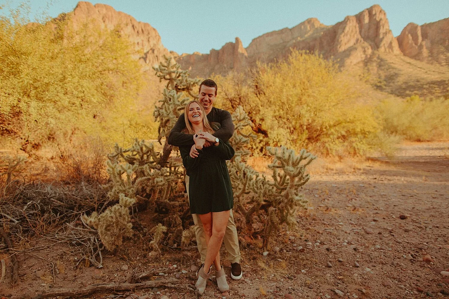 Arizona Desert Engagement Session // Mesa, AZ // Sara & DJ — Oregon ...