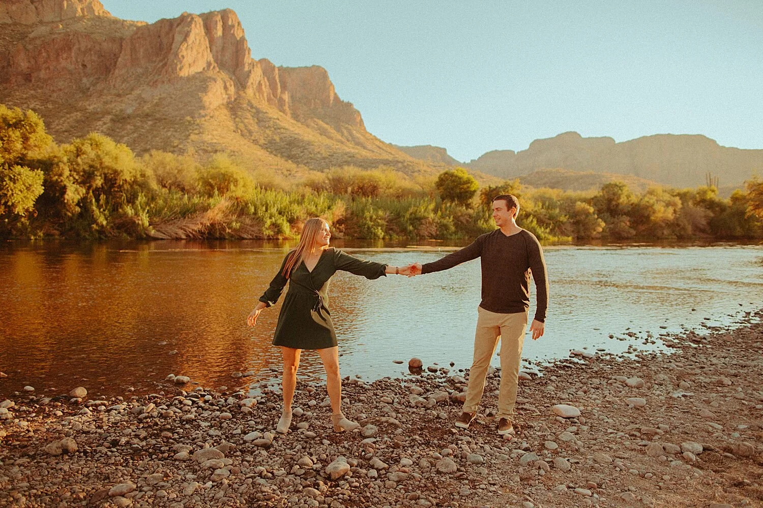 Arizona Desert Engagement Session // Mesa, AZ // Sara & DJ — Oregon ...