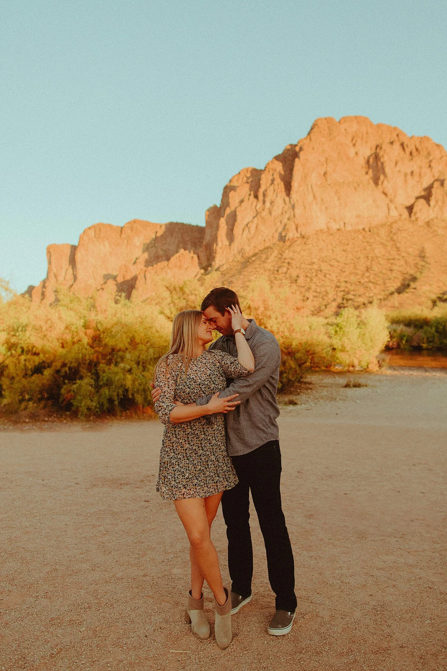 Arizona Desert Engagement Session // Mesa, AZ // Sara & DJ — Oregon ...