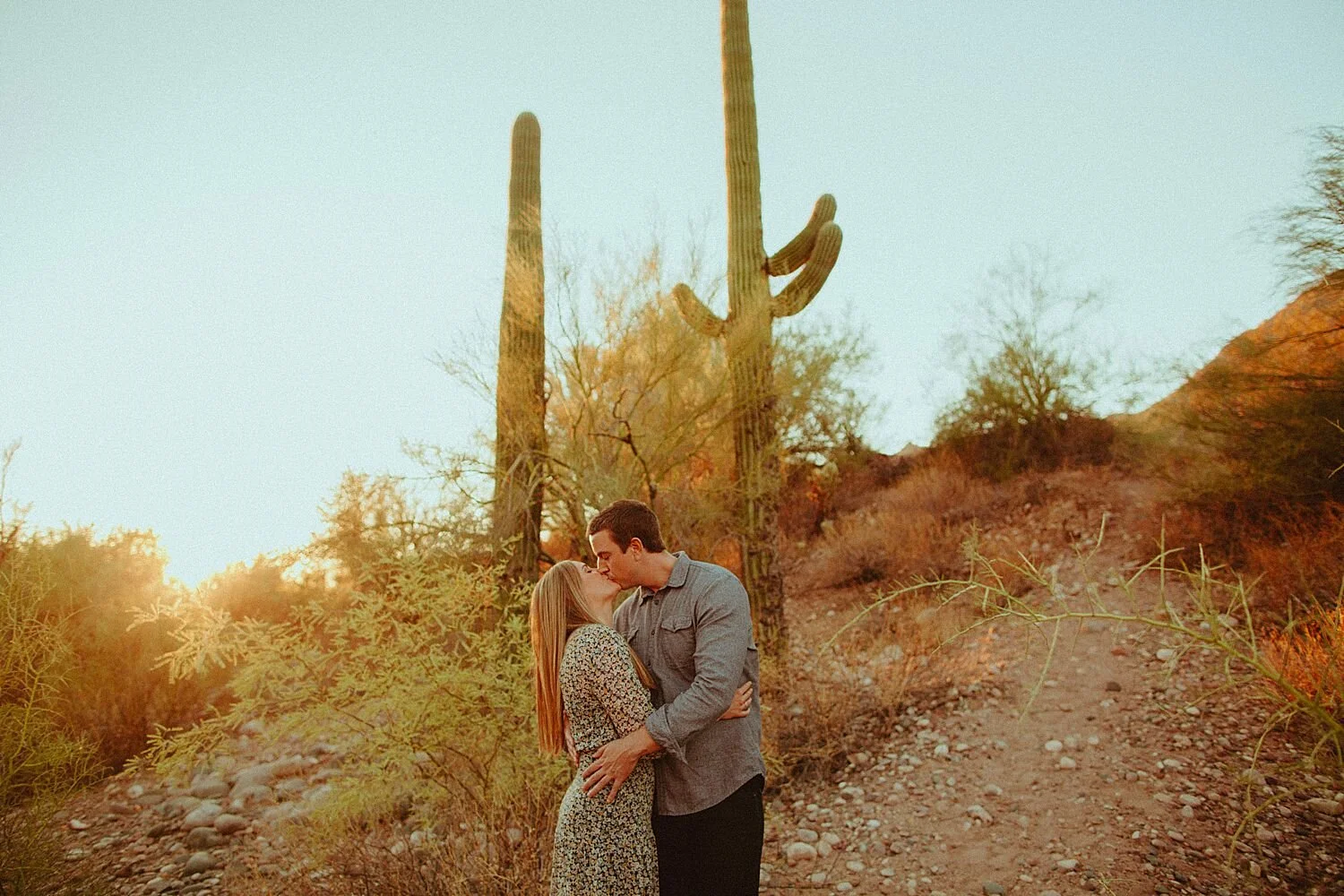 Arizona Desert Engagement Session // Mesa, AZ // Sara & DJ — Oregon ...