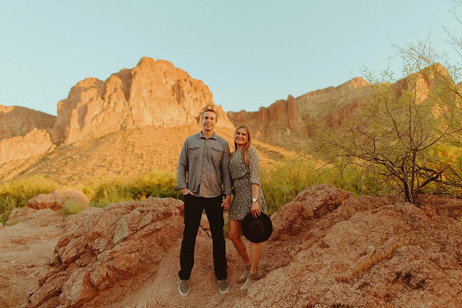 Arizona Desert Engagement Session // Mesa, AZ // Sara & DJ — Oregon ...