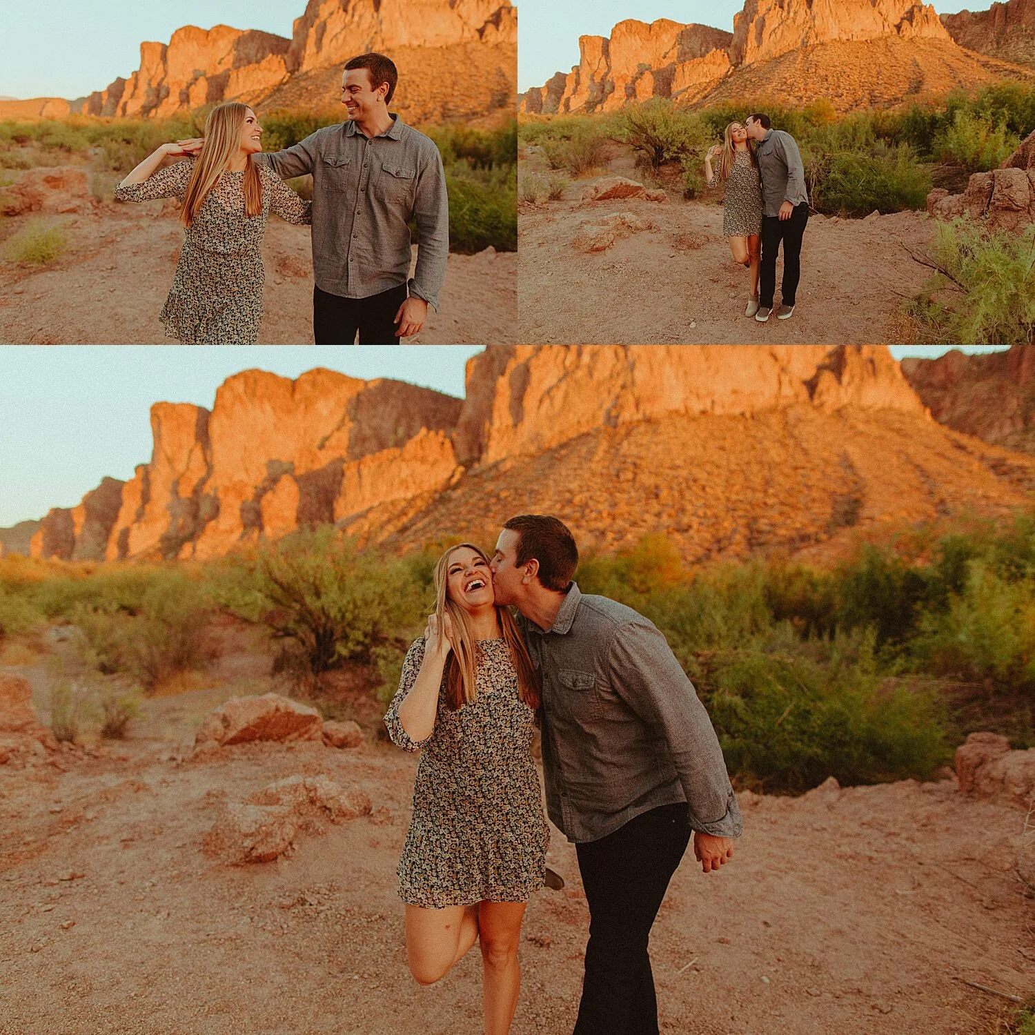 Arizona Desert Engagement Session // Mesa, AZ // Sara & DJ — Oregon ...