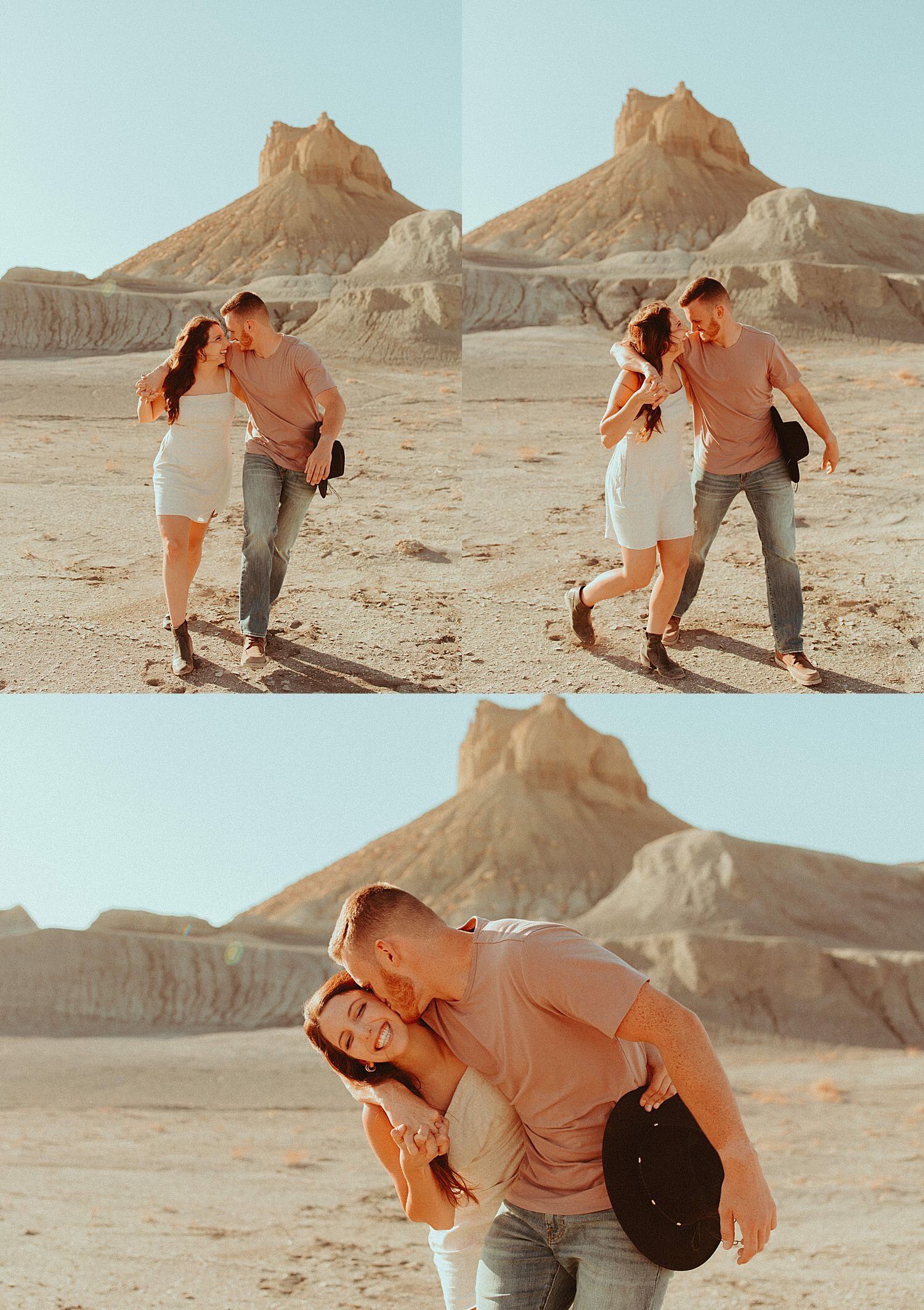 Lake Powell Engagement Session // Big Water, UT // Trisha & Lee ...