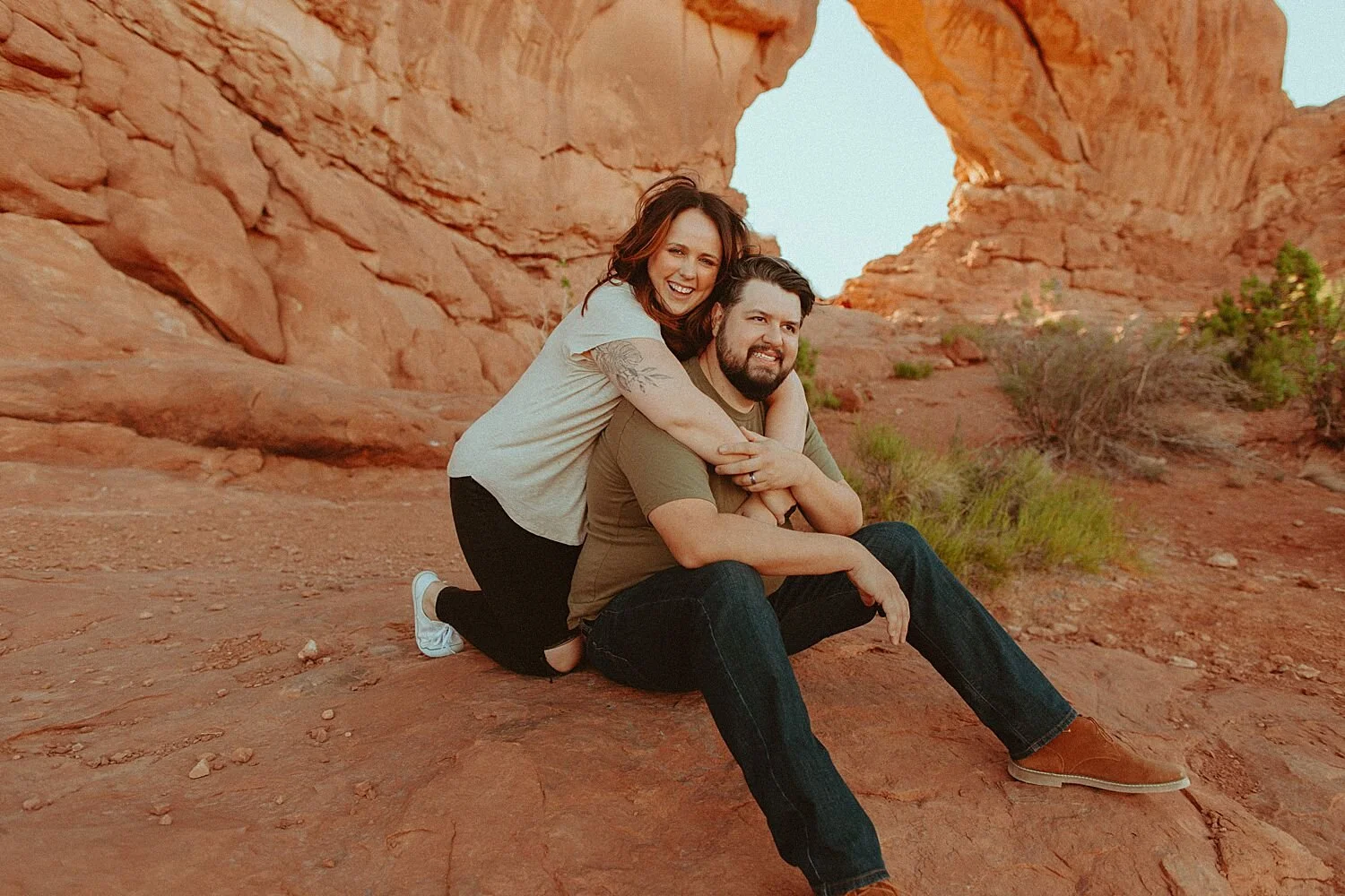 Arches National Park Anniversary Session // Moab, UT // Jessica ...