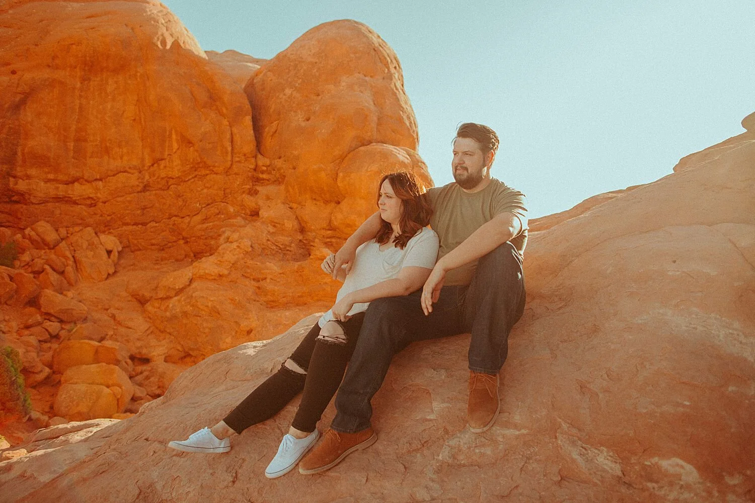 Arches National Park Anniversary Session // Moab, UT // Jessica ...