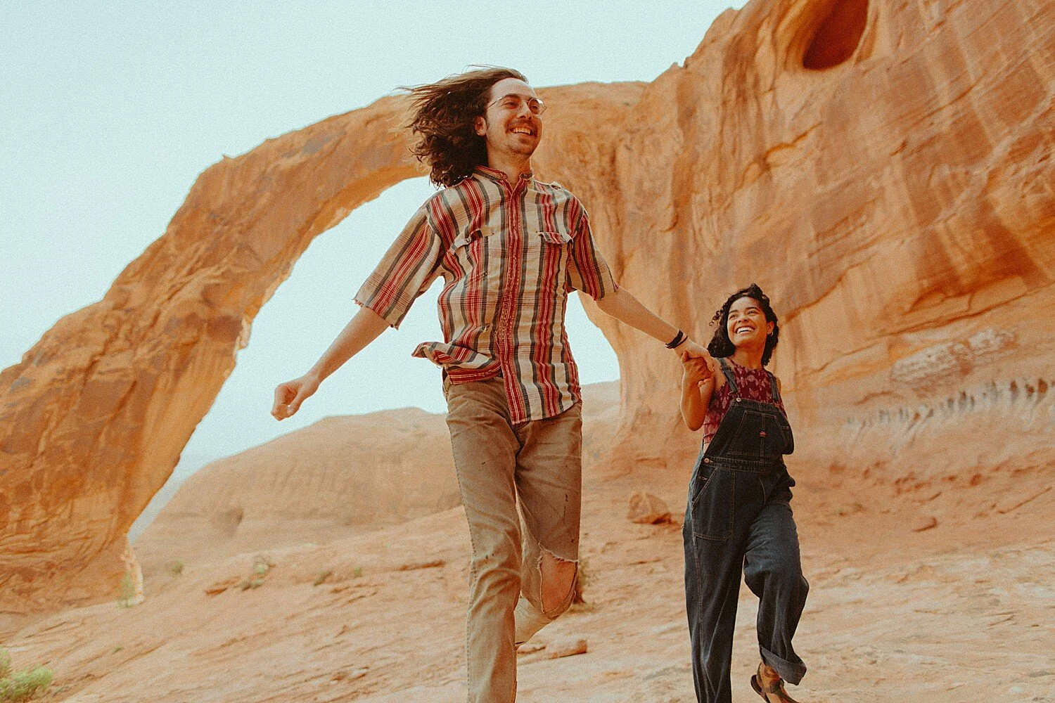 Corona Arch Hiking Engagement Session // Moab, UT — Oregon Wedding ...