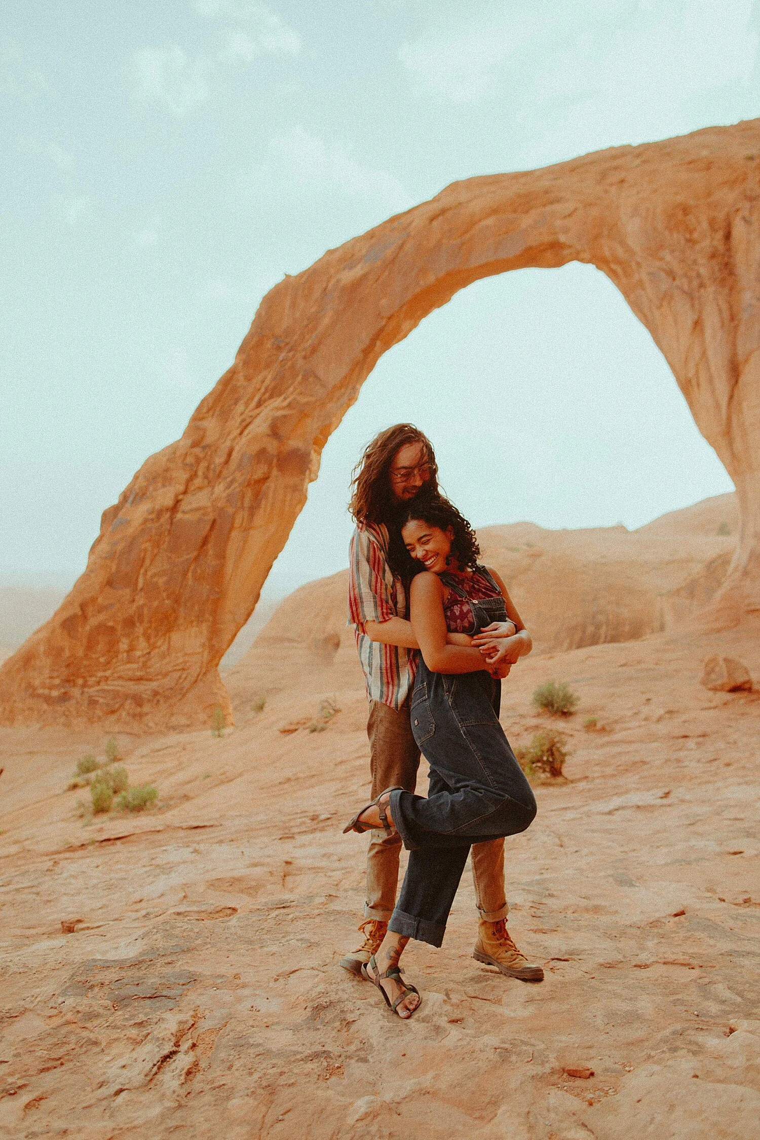 Corona Arch Hiking Engagement Session // Moab, UT — Oregon Wedding ...