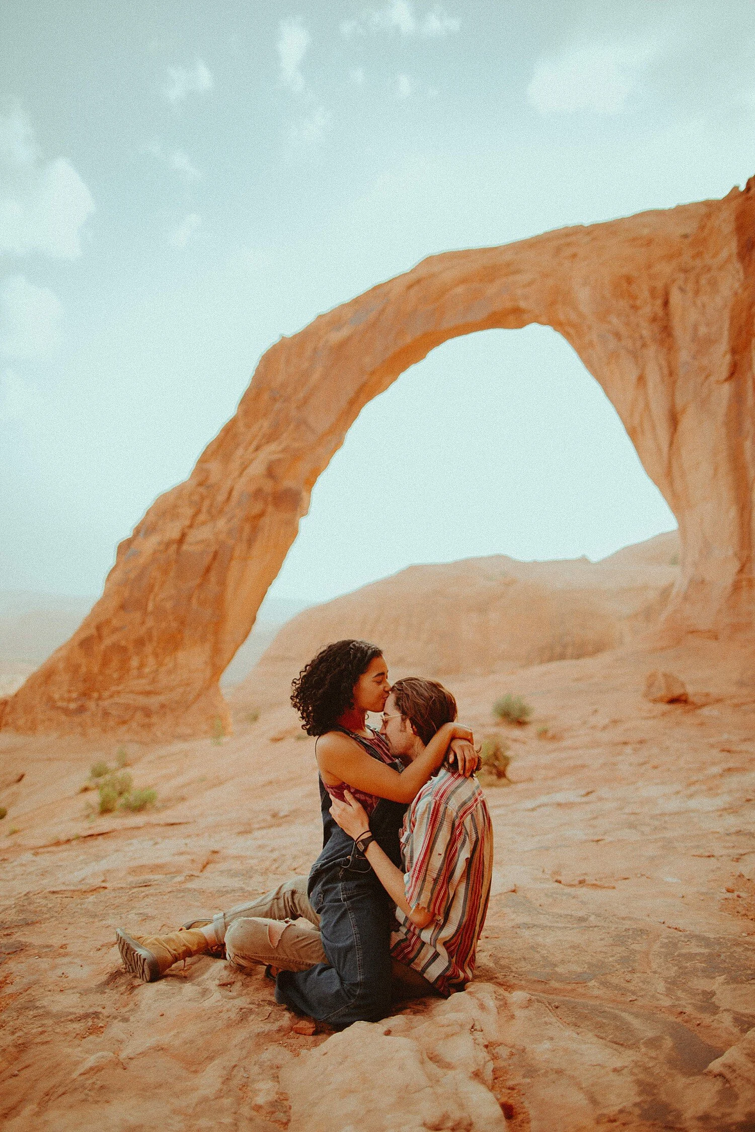 Corona Arch Hiking Engagement Session // Moab, UT — Oregon Wedding ...