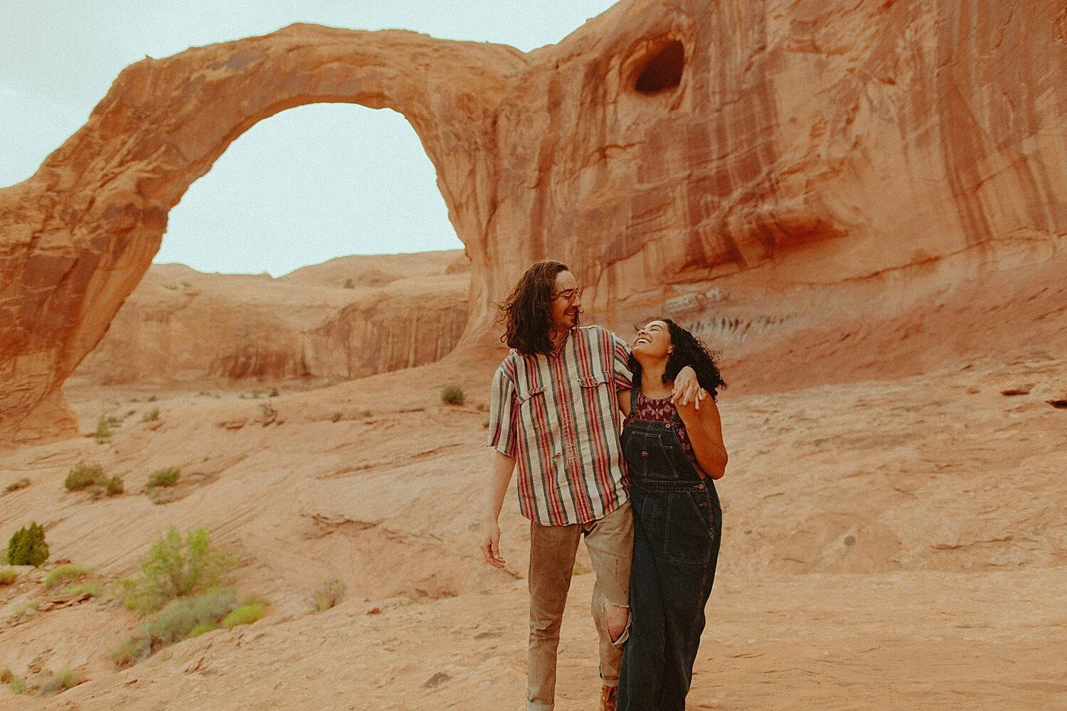 Corona Arch Hiking Engagement Session // Moab, UT — Oregon Wedding ...