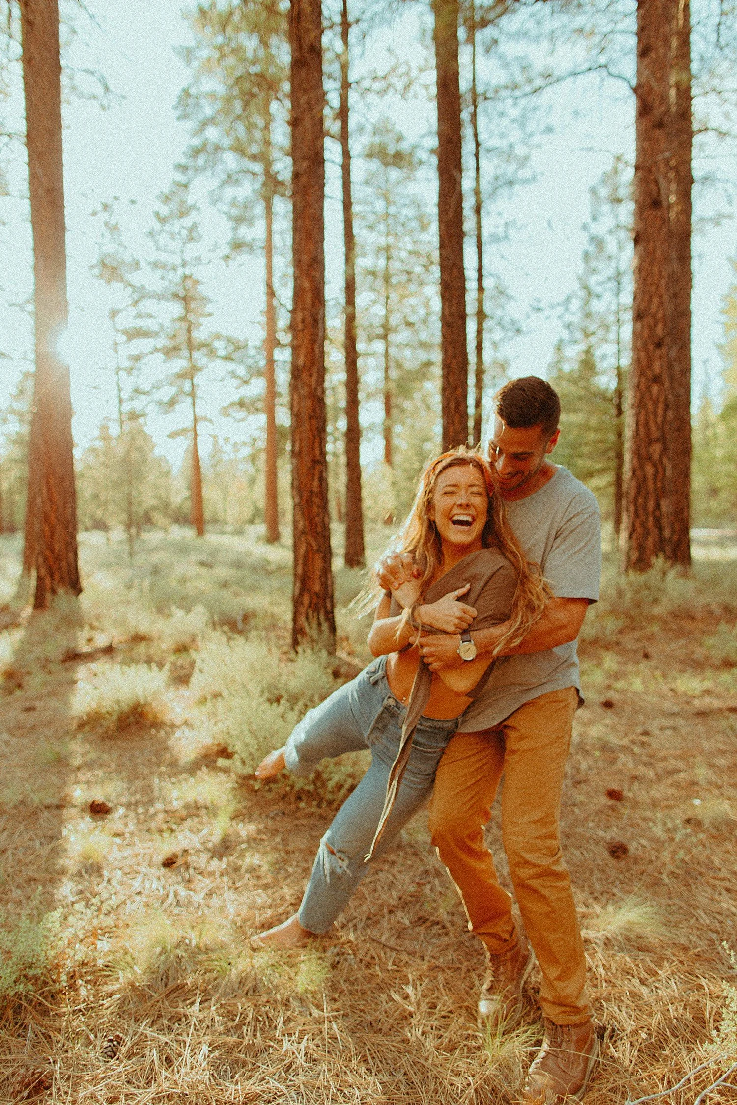 Bend Oregon Forest Engagement Session — Oregon Wedding Photographer ...