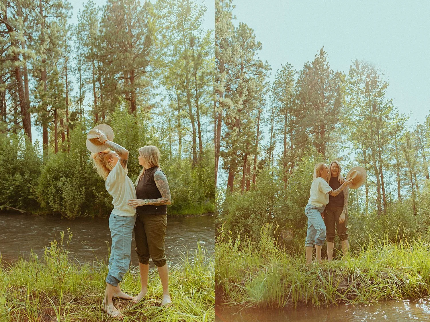 Central Oregon River Picnic Couples Session // Bend, OR — Oregon ...