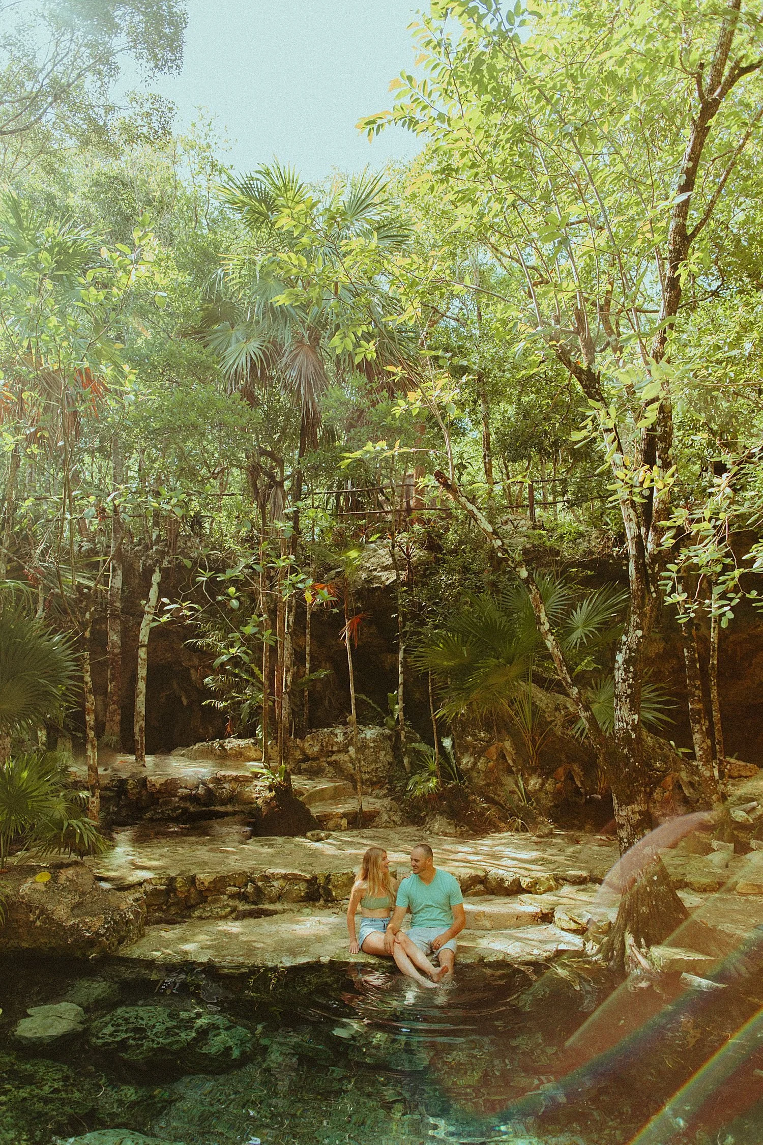 Tulum Cenote Day After Adventure Couples Session — Oregon Wedding ...