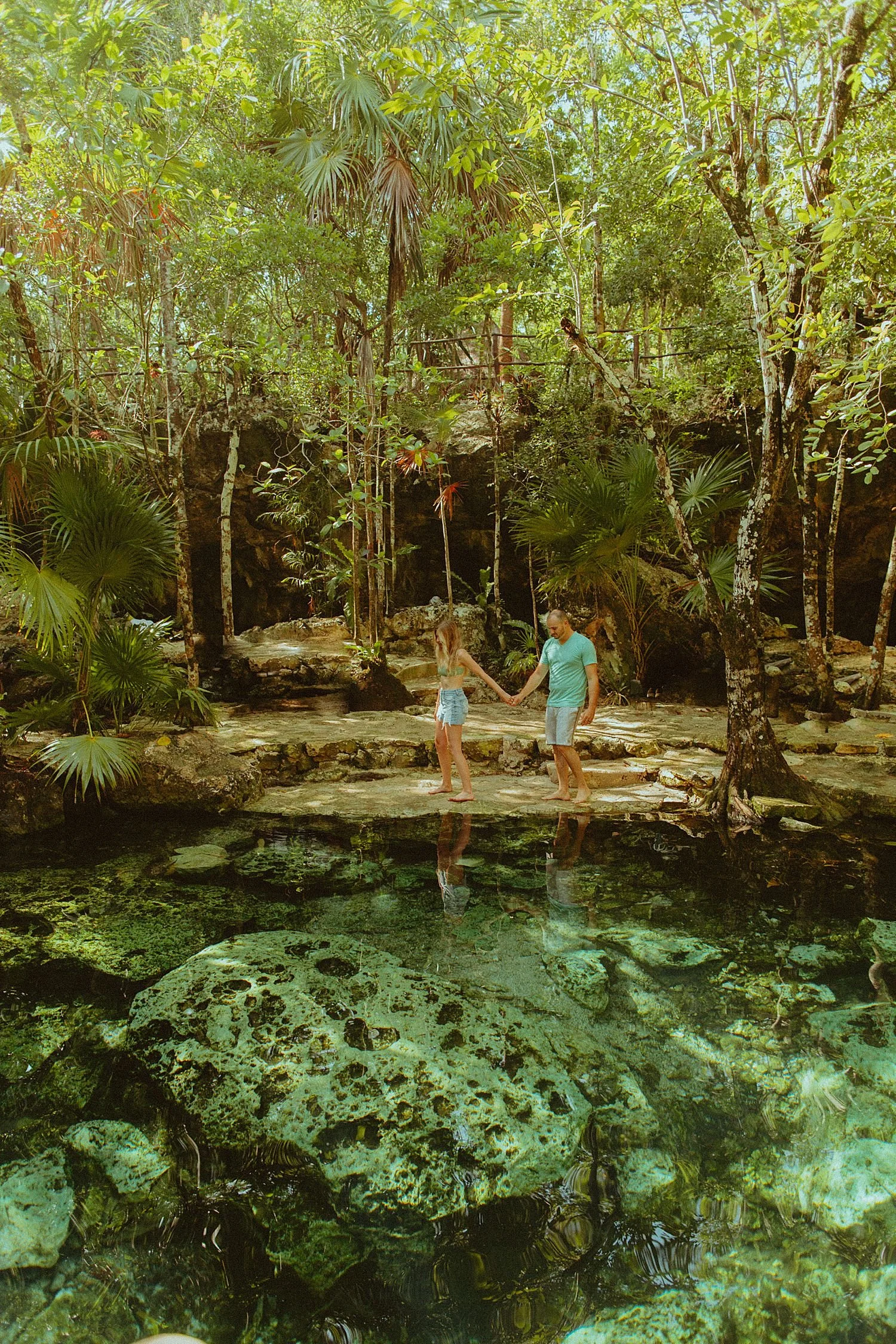 Tulum Cenote Day After Adventure Couples Session — Oregon Wedding ...