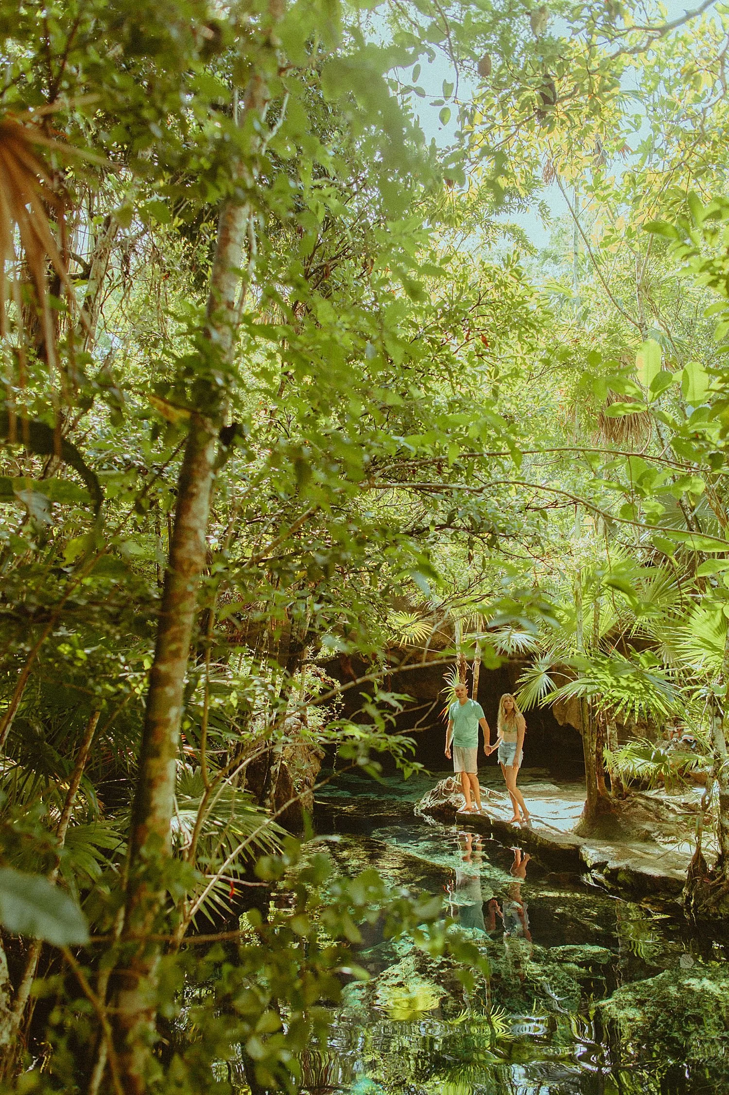 Tulum Cenote Day After Adventure Couples Session — Oregon Wedding ...