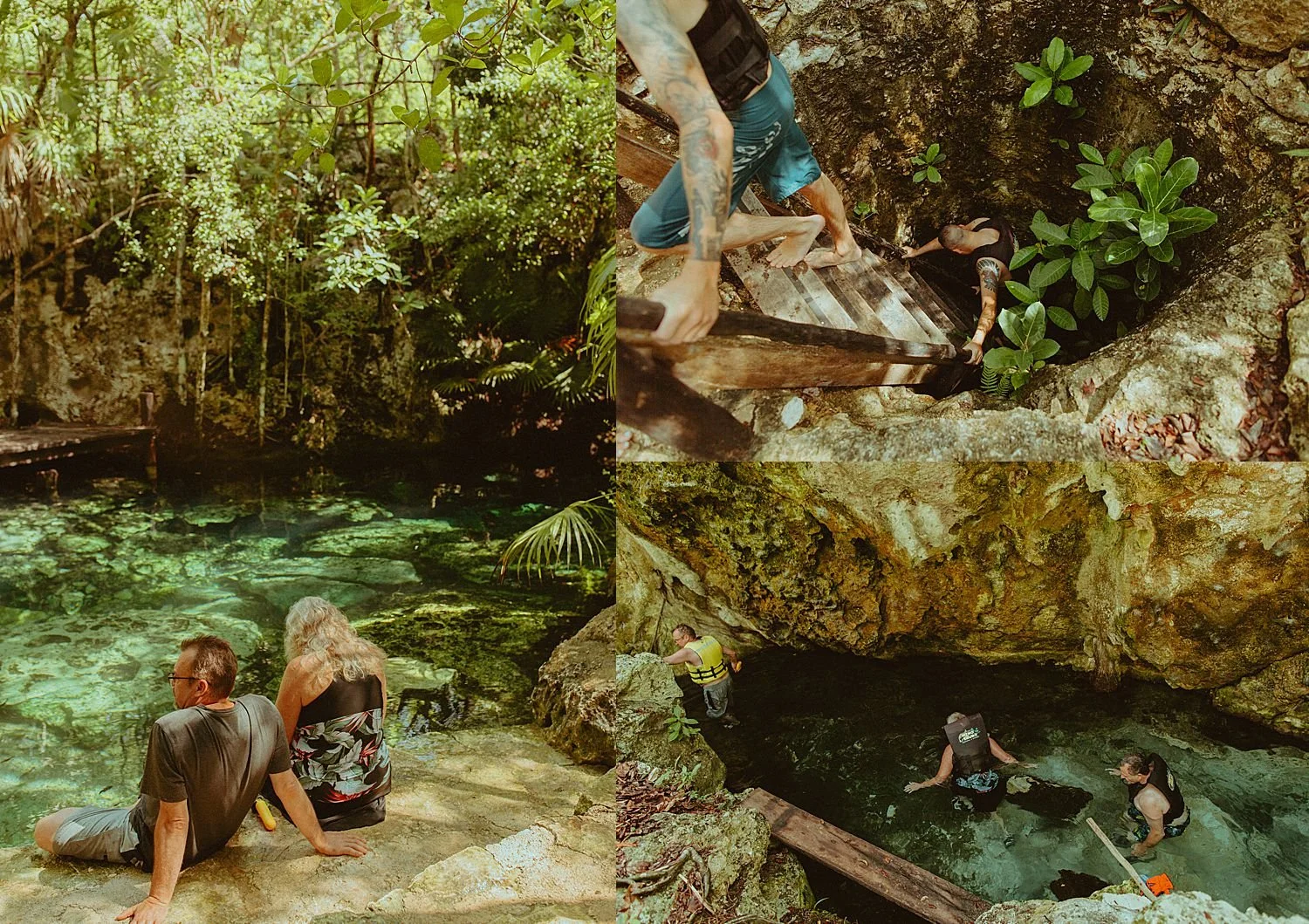 Tulum Cenote Day After Adventure Couples Session — Oregon Wedding ...