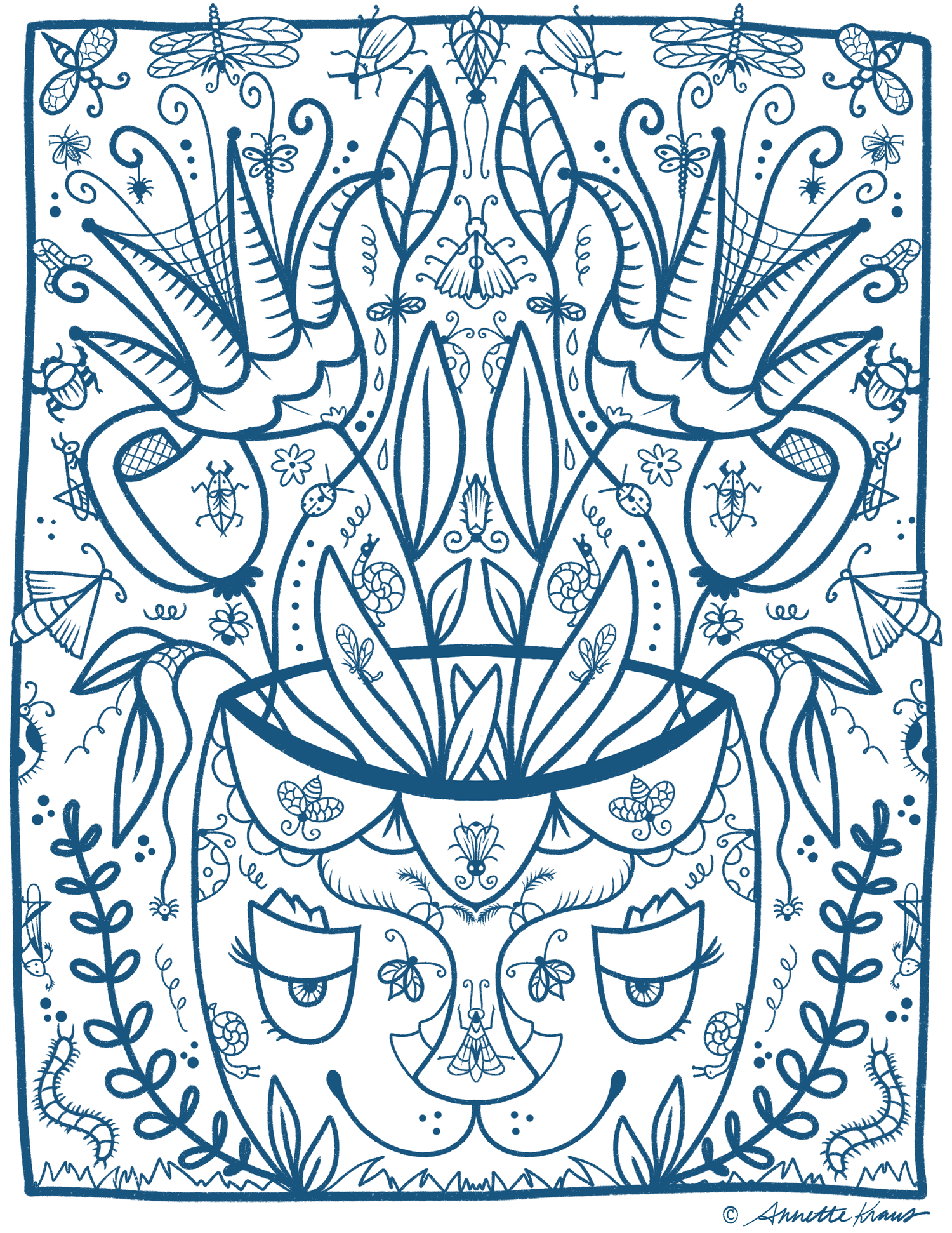 Annette Kraus Illustration and Design FREE coloring pages