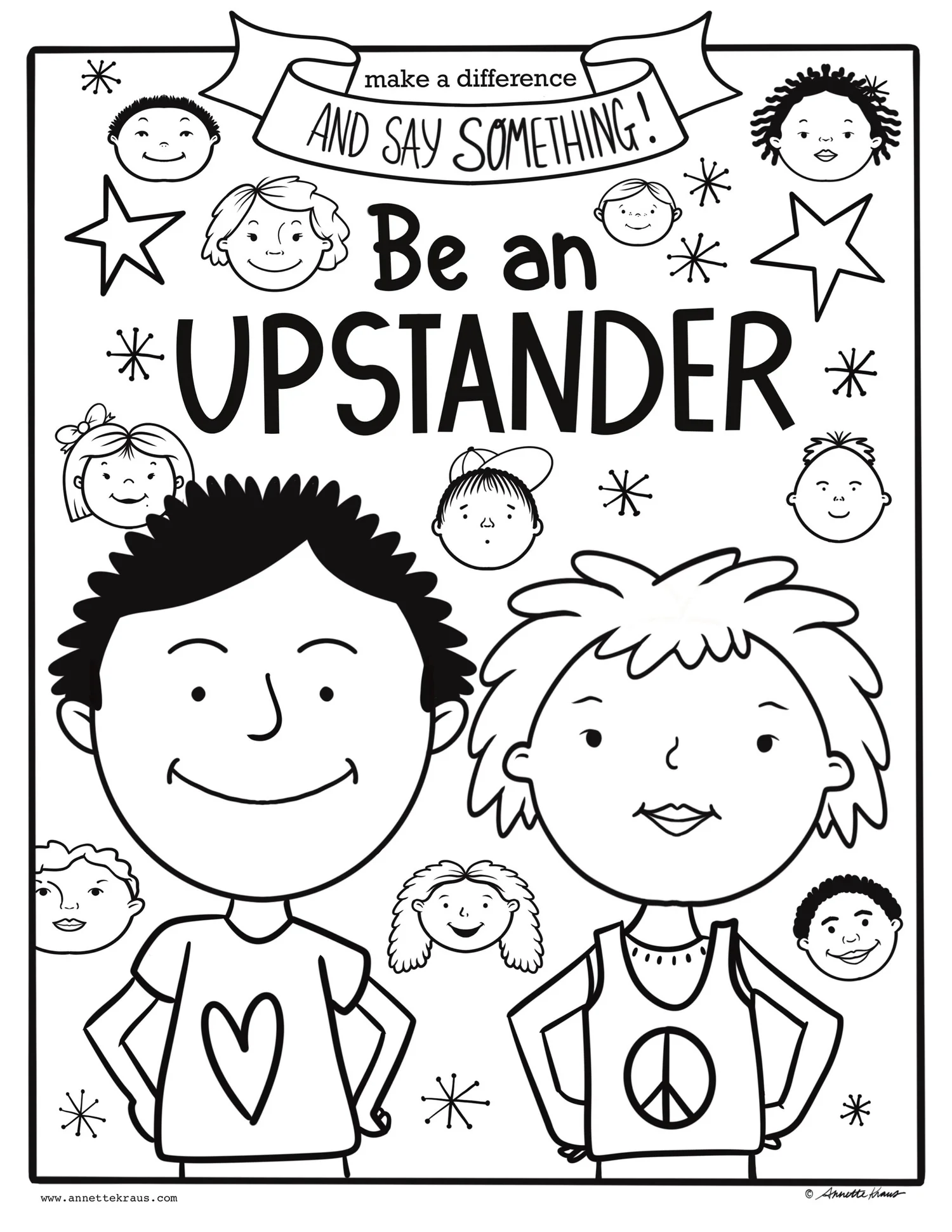 Annette Kraus Illustration and Design FREE coloring pages