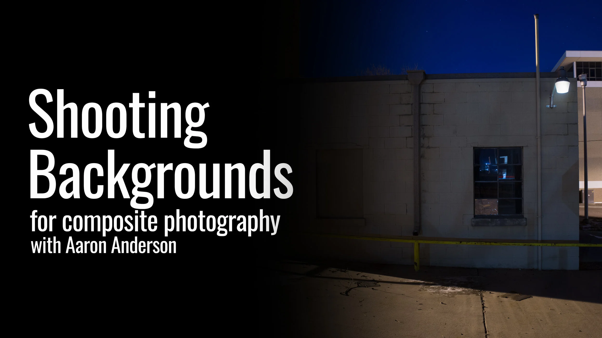 Tutorials — Aaron Anderson Visuals