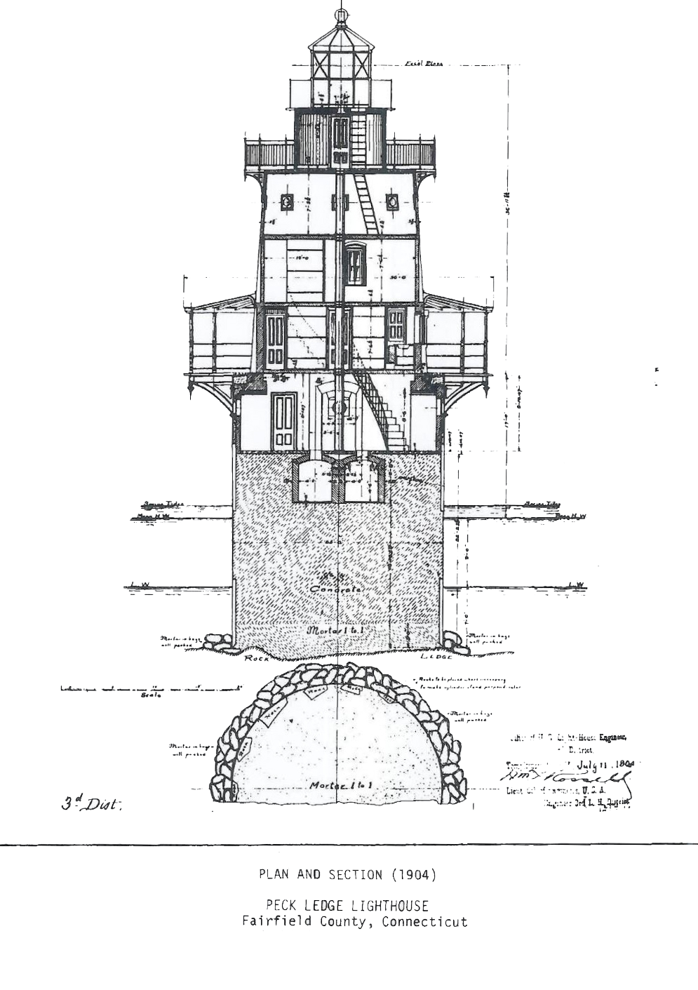 FEATURED LOCATION: Peck Ledge Lighthouse in Westport, Connecticut ...