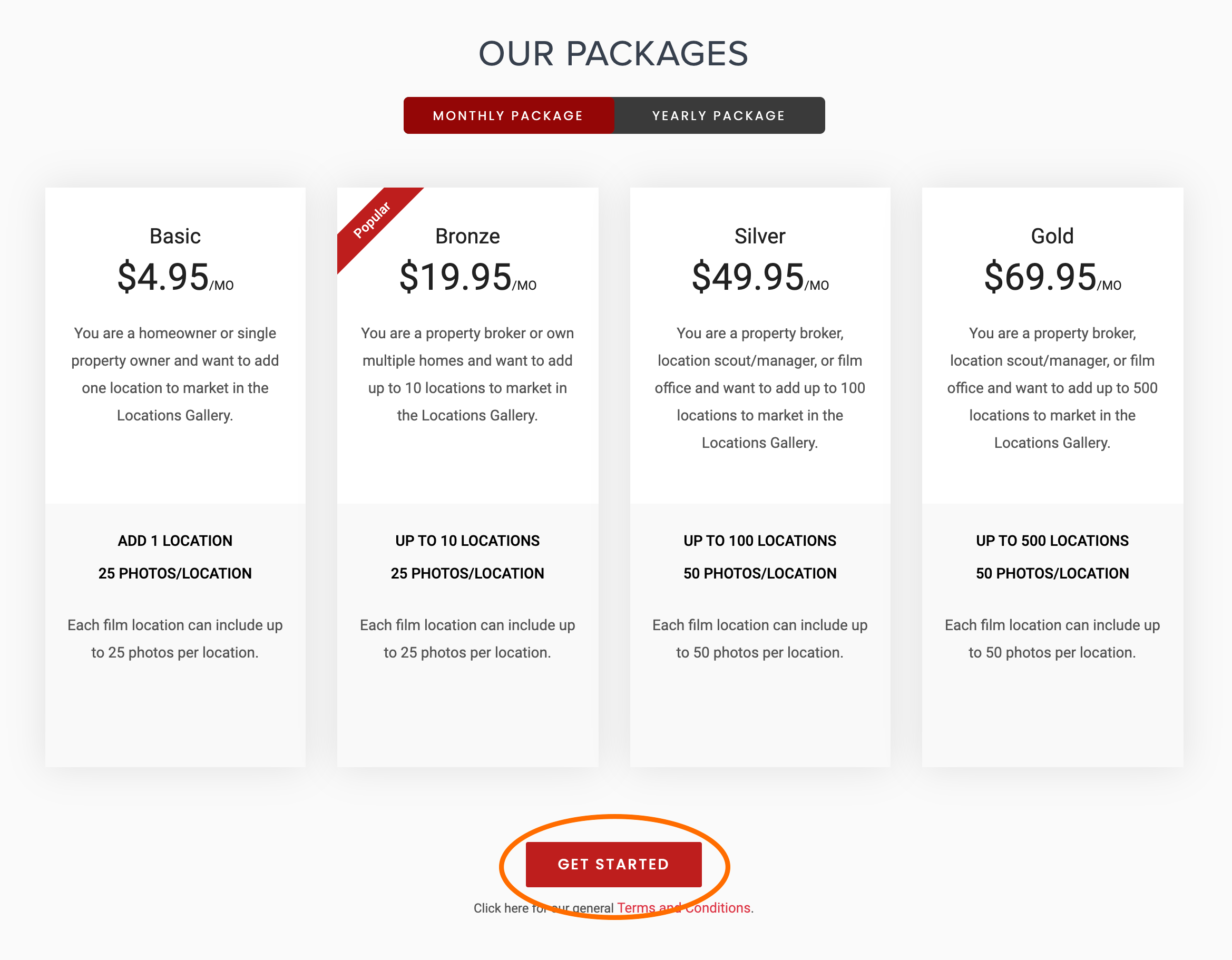 Create Your Account — LocationsHub