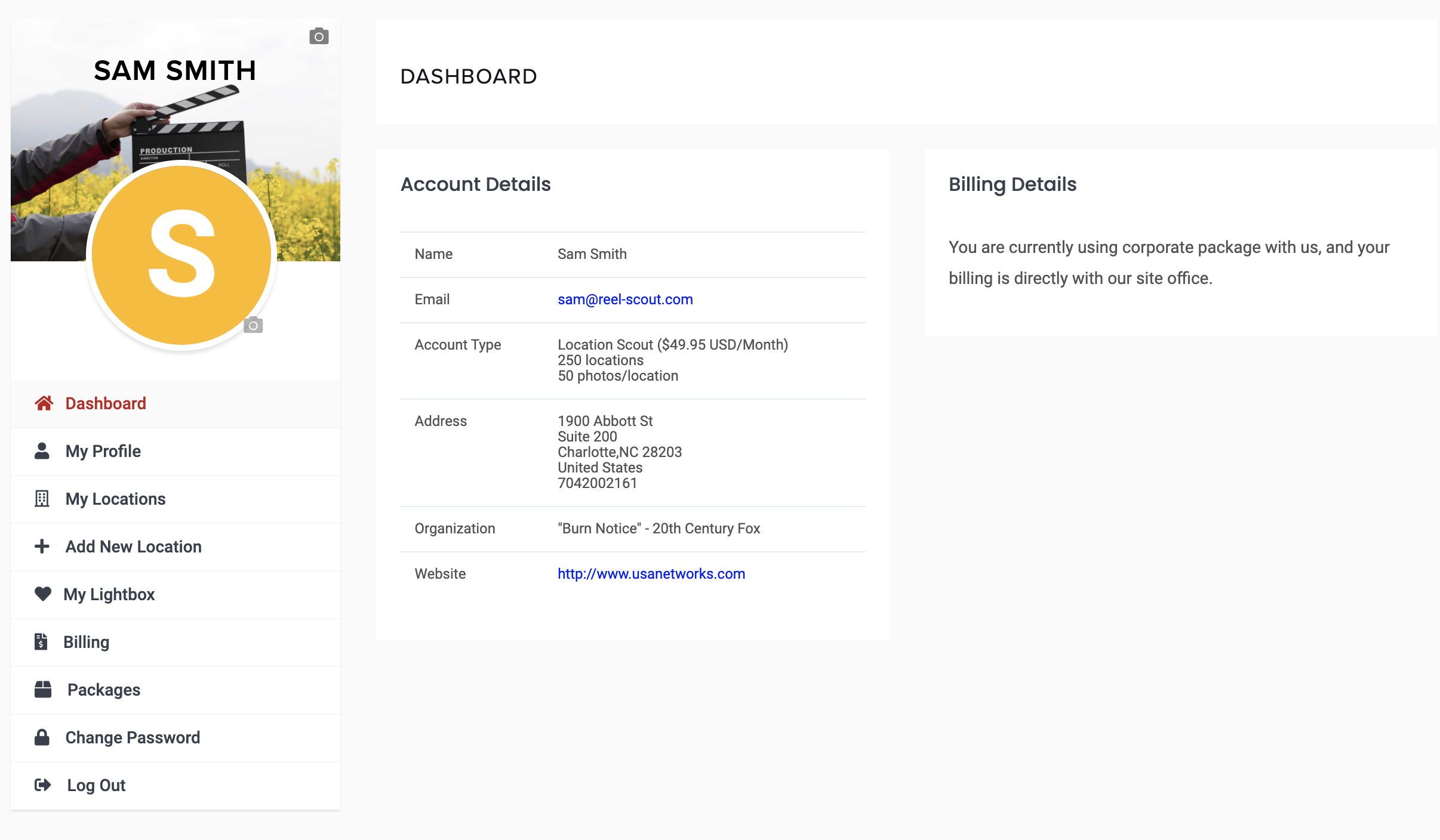 Change your Email — LocationsHub