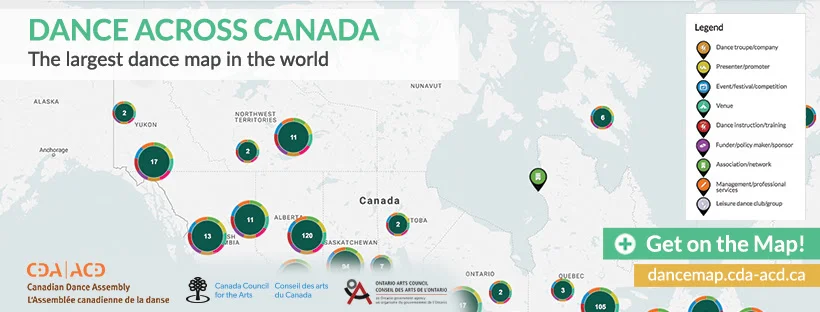Canadian Dance Assembly Launches New Dance Across Canada Map — BC ...