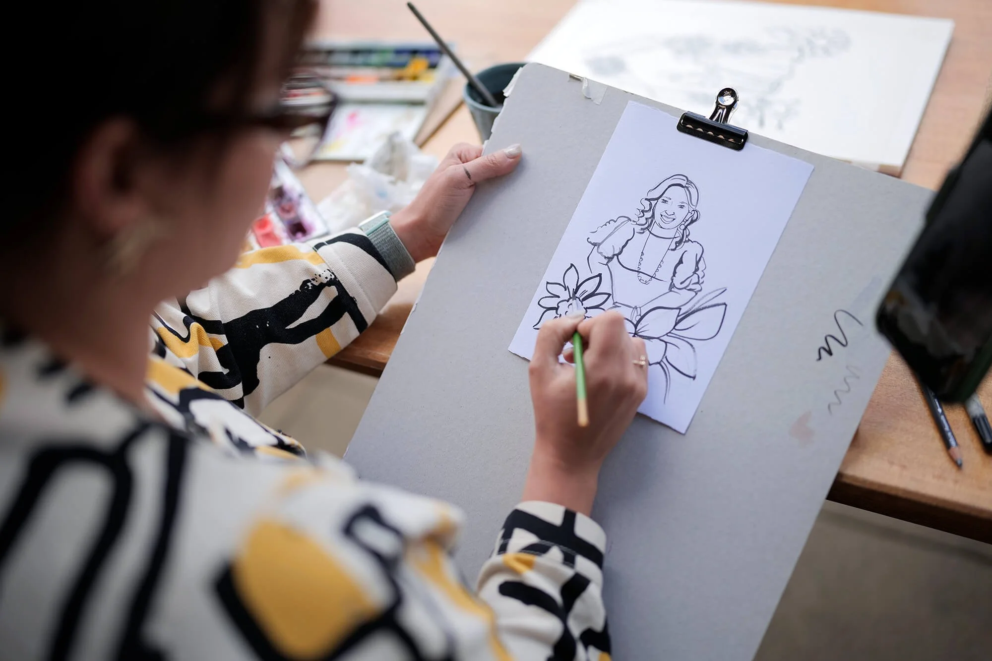 Live Event Illustration for Weddings in Tasmania — Alyssa Bermudez