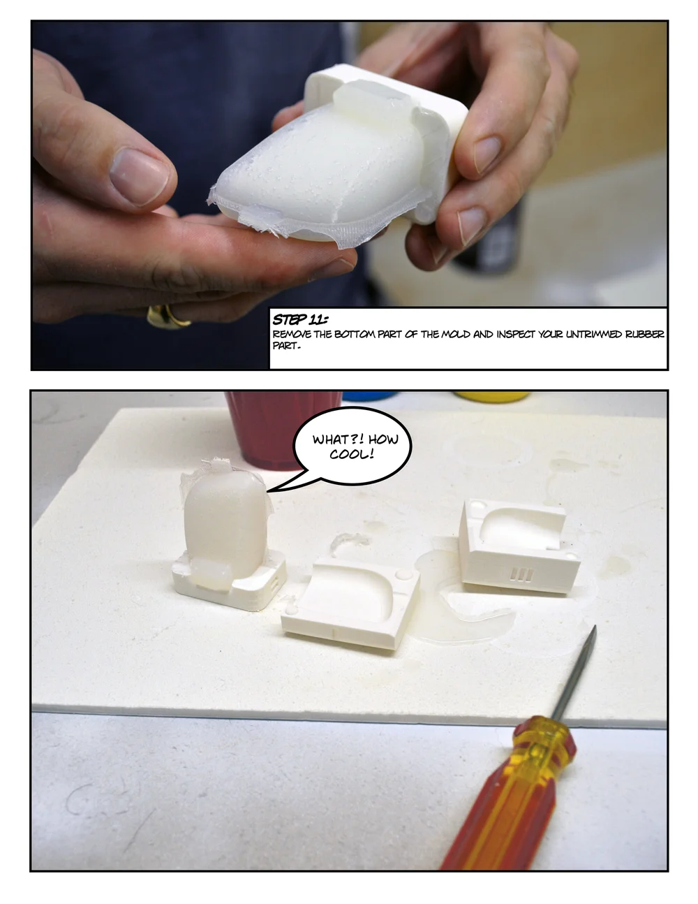 HOW TO: Create a Rubber Prototype Using a 3D Printed Mold — Design that ...