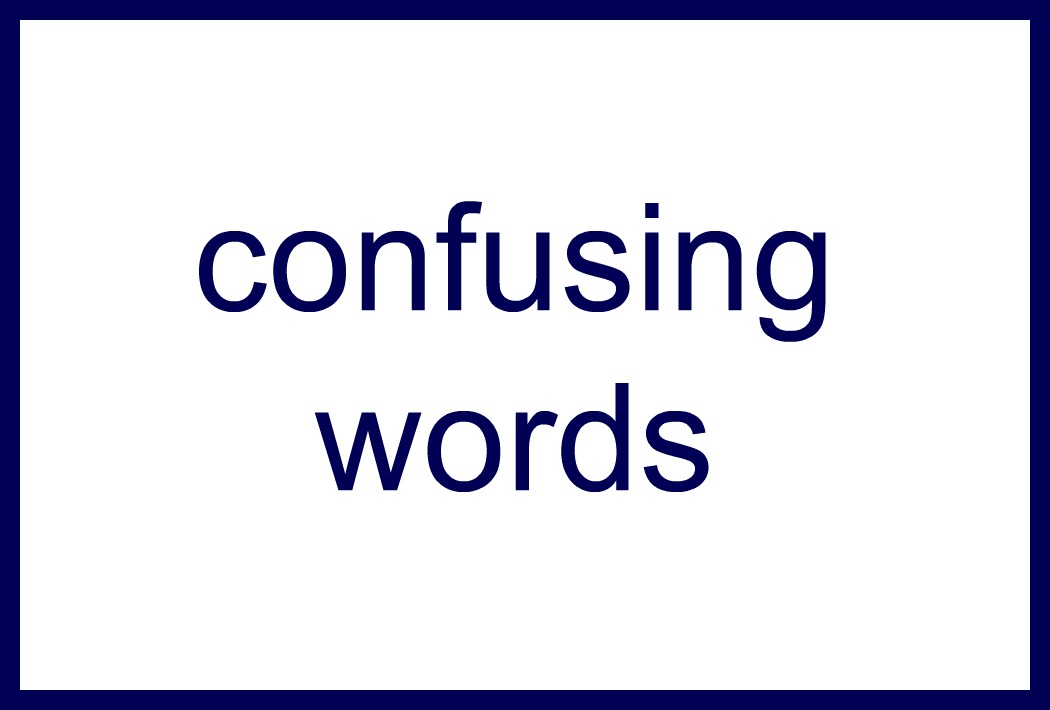 Confusing words — Clear Pronunciation