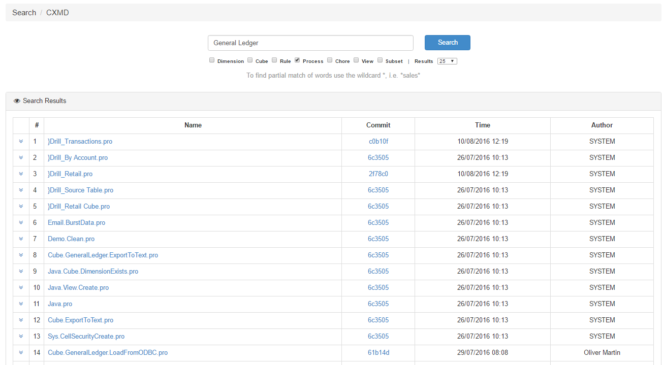 Google for your TM1 model - Cubewise CODE