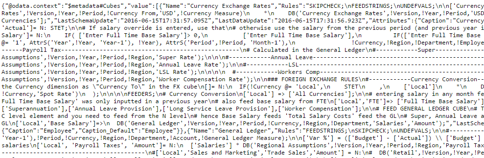 Retrieving Information from the REST API (The GET Request) - Cubewise CODE