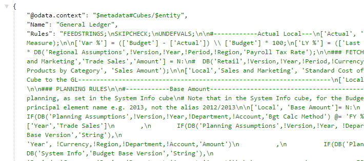 Retrieving Information from the REST API (The GET Request) - Cubewise CODE