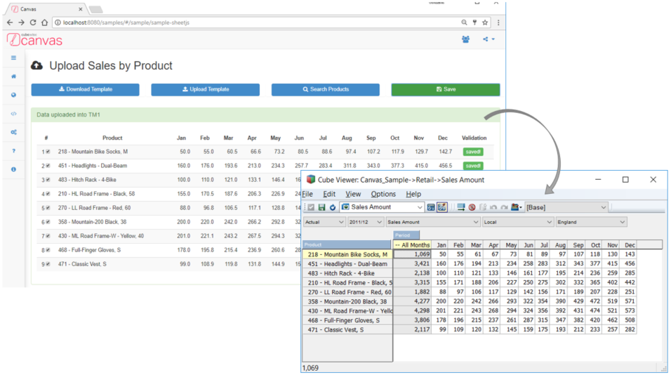 Upload data into TM1 from an Excel file - Cubewise CODE