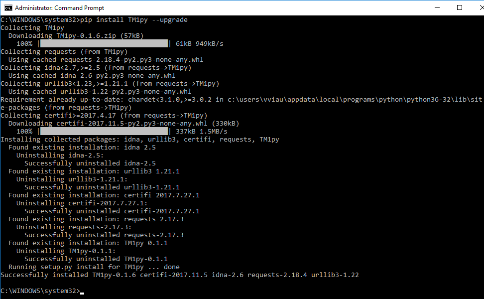 Upgrade TM1py - Cubewise CODE