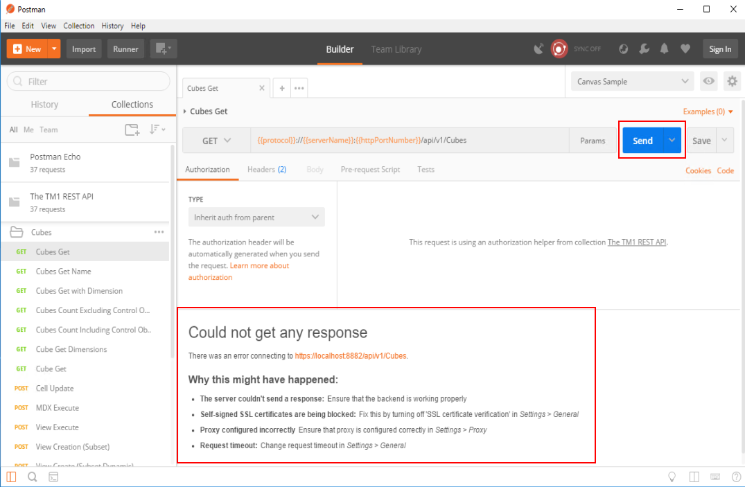 The TM1 REST API Collection for Postman - Cubewise CODE