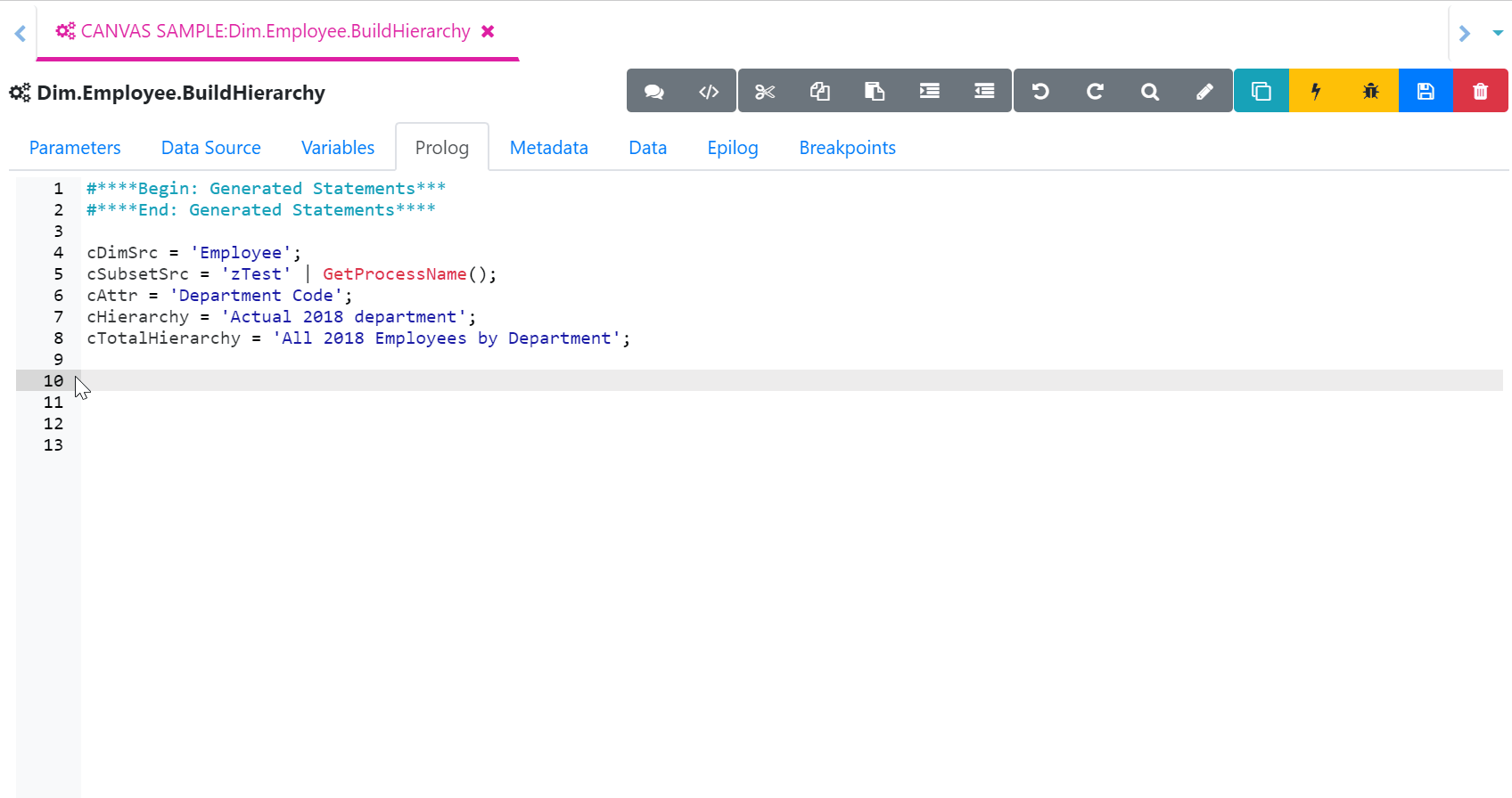 How to create a Planning Analytics Hierarchy with TurboIntegrator - Cubewise CODE