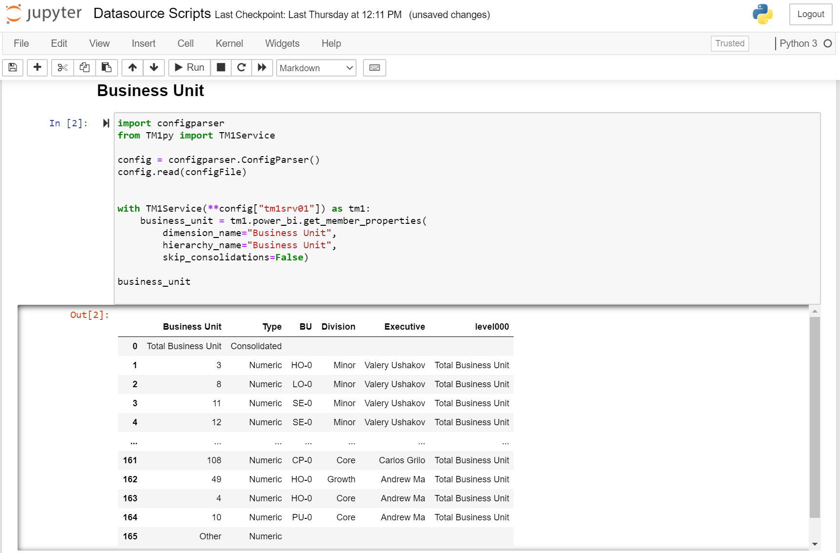 Getting TM1 data into Power BI - Cubewise CODE