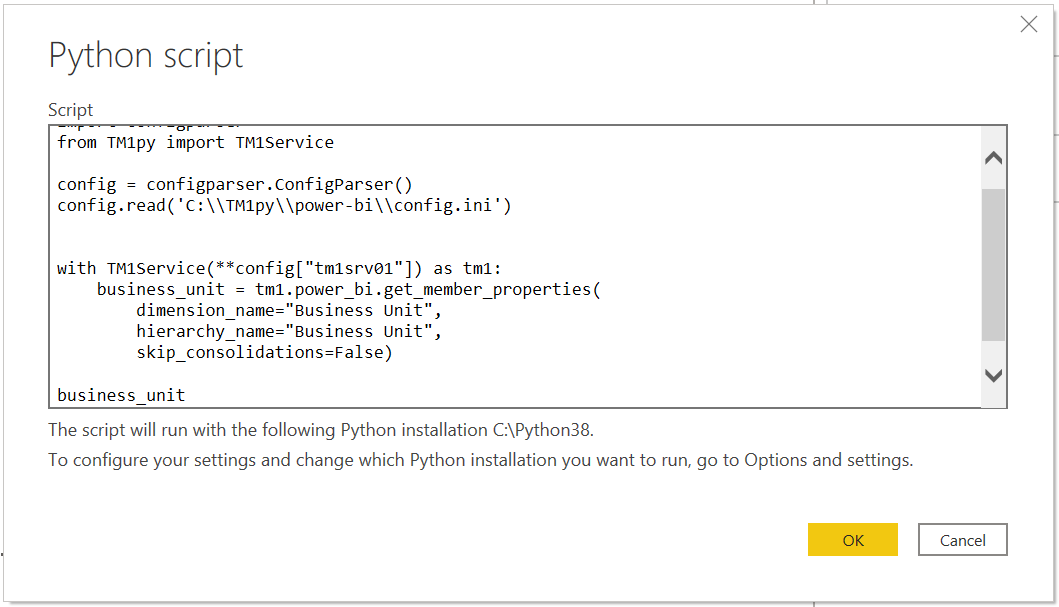 Getting TM1 data into Power BI - Cubewise CODE