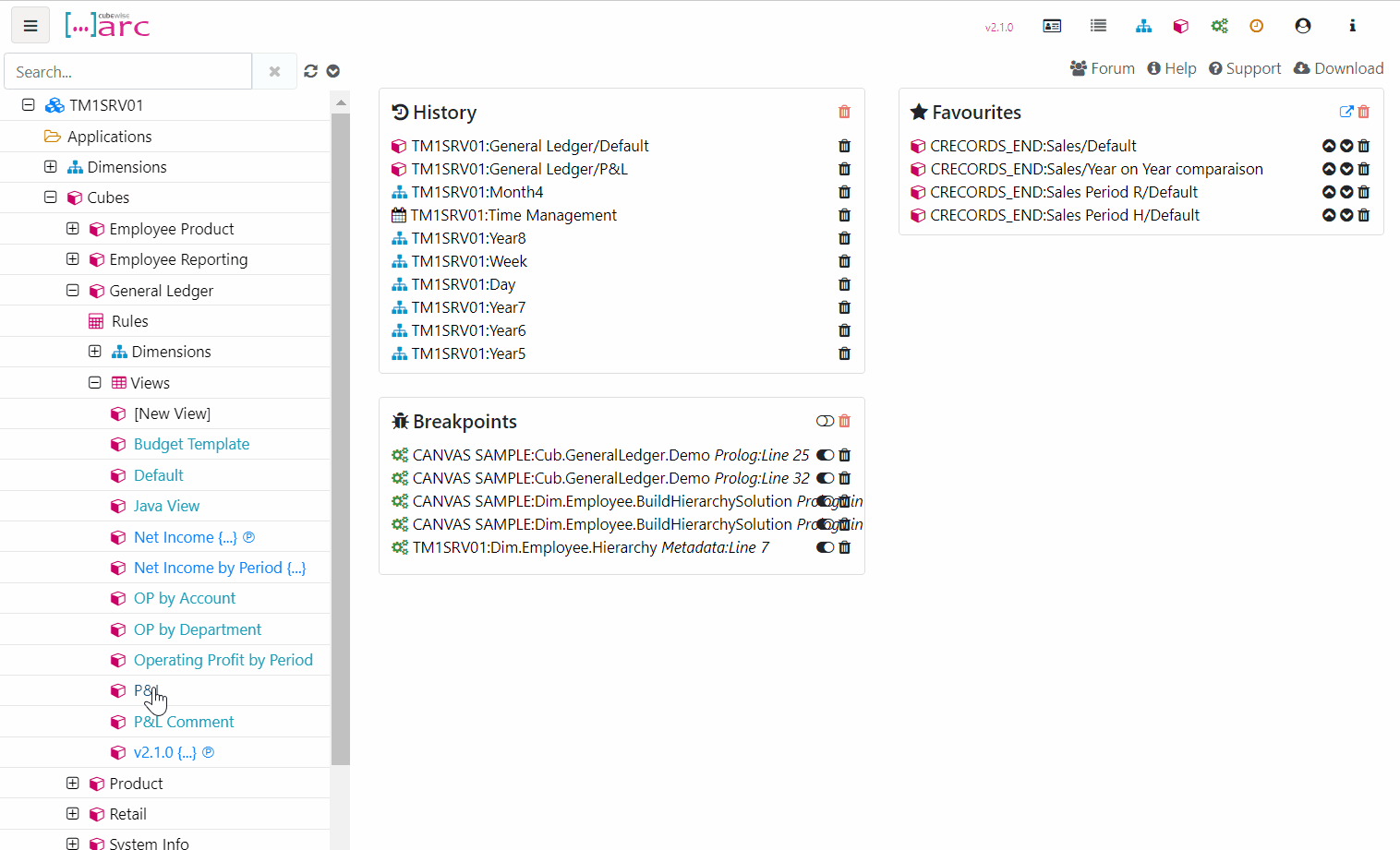 Analyzing your TM1 application with Arc - Cubewise CODE