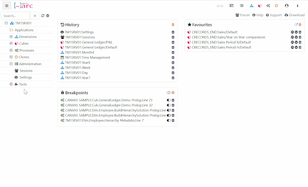 Analyzing your TM1 application with Arc - Cubewise CODE
