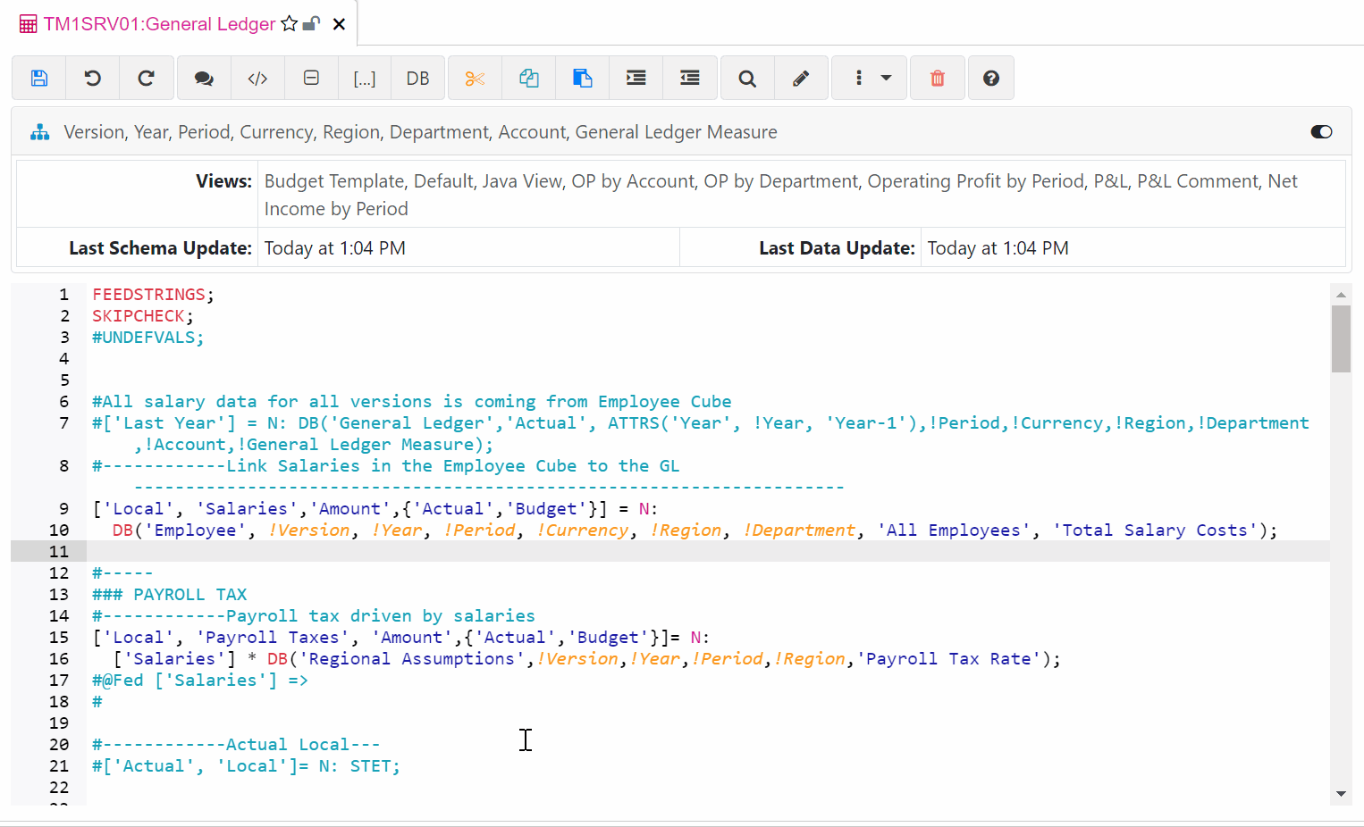 Deep Dive into the Arc TM1 Rule Editor - Cubewise CODE