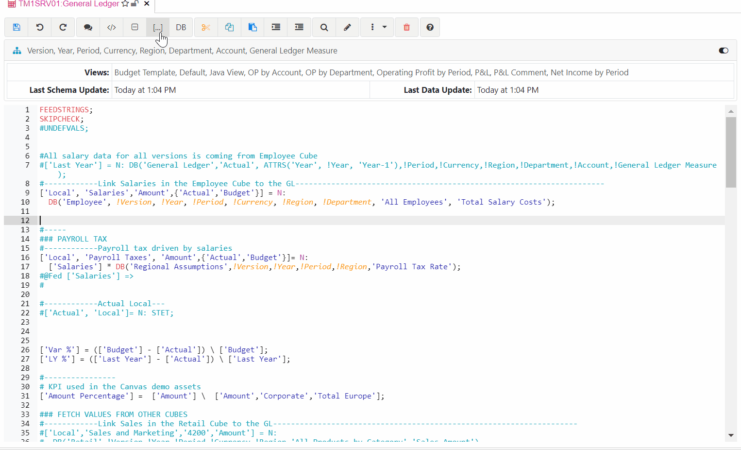 Deep Dive into the Arc TM1 Rule Editor - Cubewise CODE