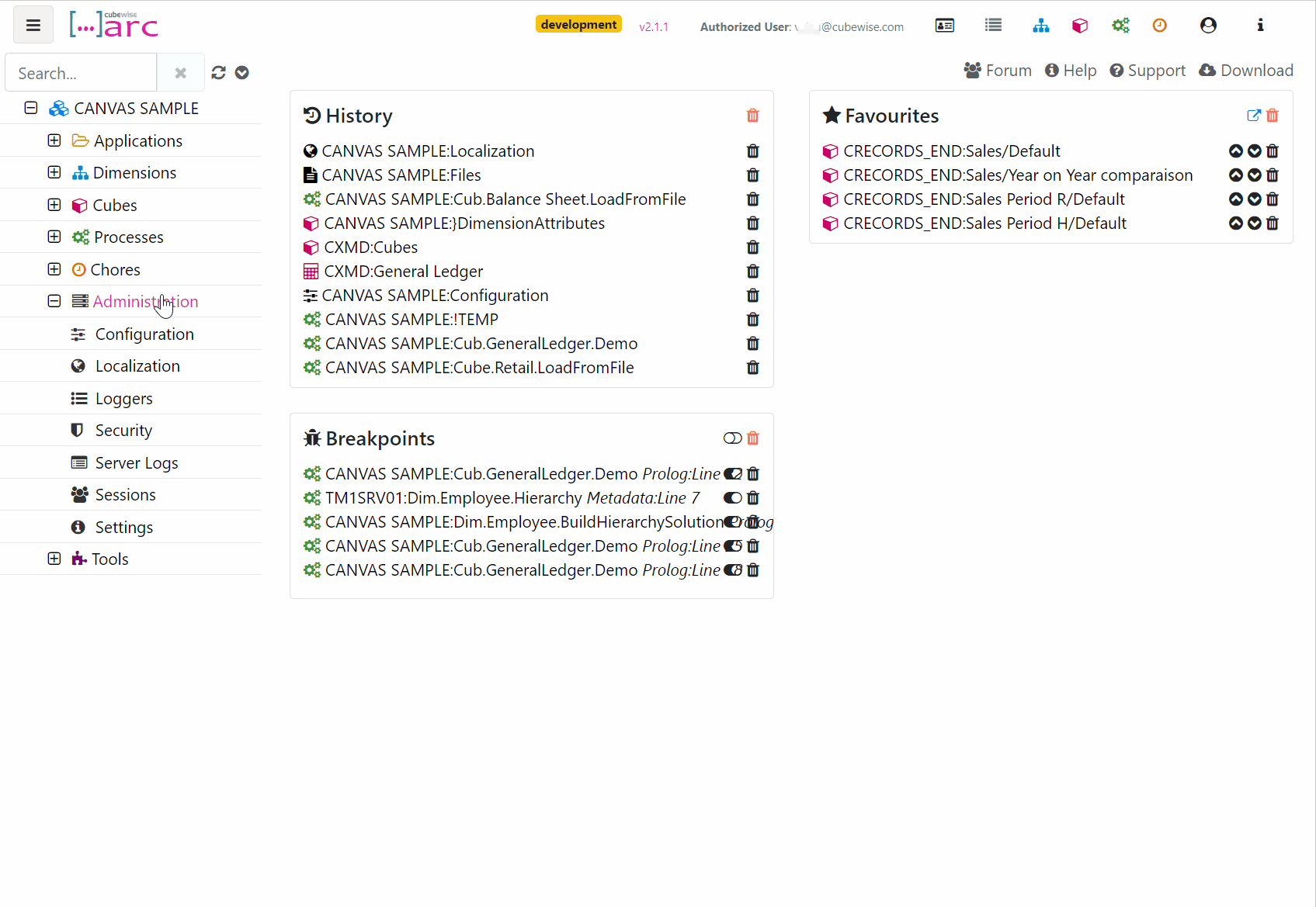 Arc and Slice - Feature list by releases - Cubewise CODE