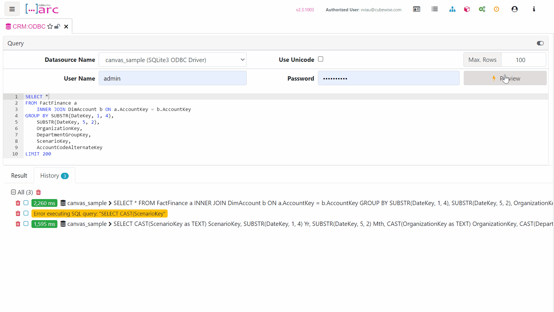 Arc v2.3 is now available - Cubewise CODE