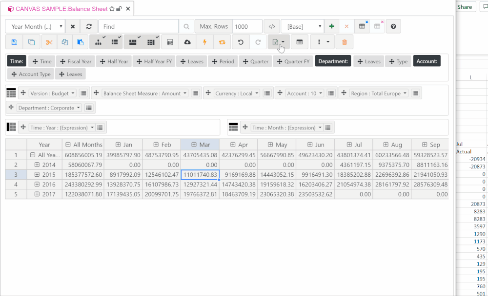 Arc and Slice - Feature list by releases - Cubewise CODE