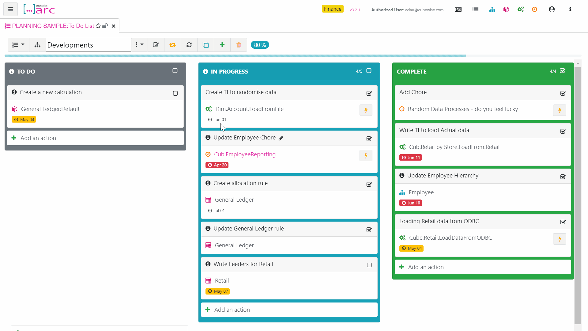 How to Organize your TM1 Developments Tasks with Arc - Cubewise CODE
